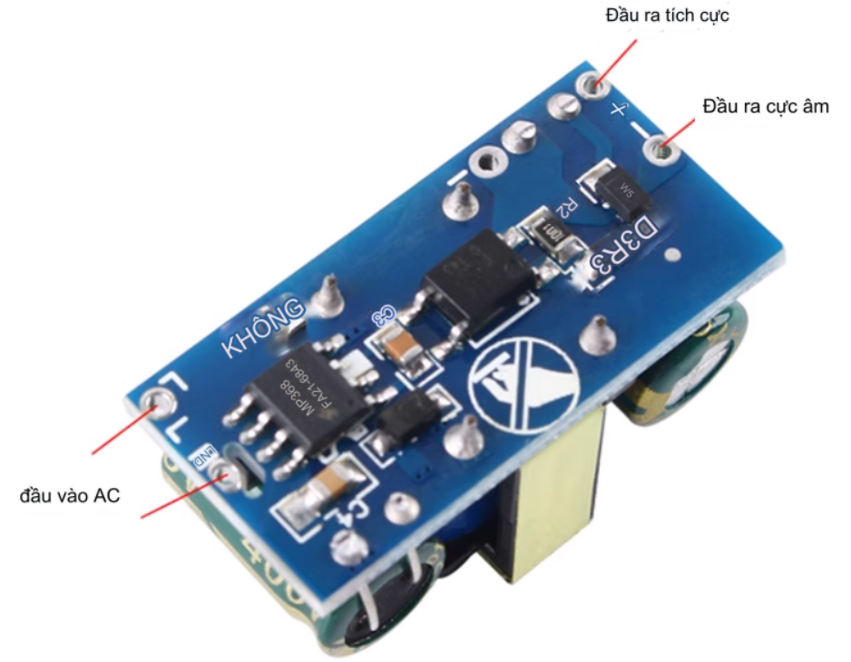 CXT – Từ ý tưởng đến sản phẩm - Module nguồn 220VAC to 5VDC 1A 5W