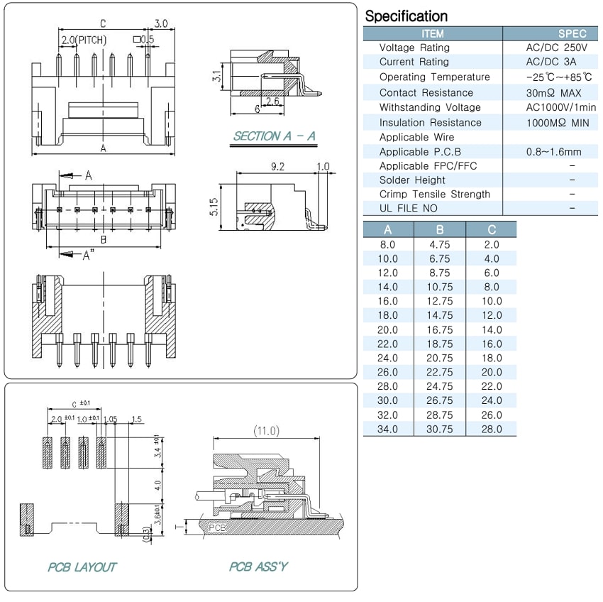 CXT – Từ ý tưởng đến sản phẩm - Cổng HY2.0-4P 2.0mm chân dán