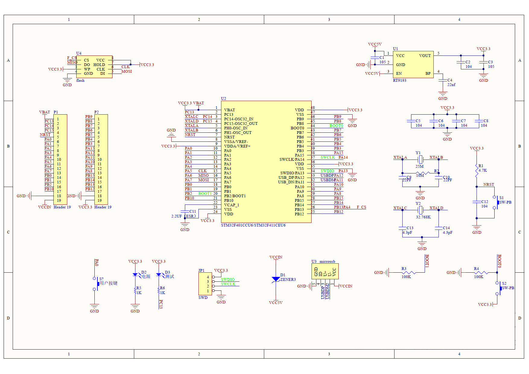 CXT – Từ ý tưởng đến sản phẩm - STM32F401CCU6 411CEU6 Dev Board