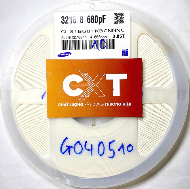 CXT – Từ ý tưởng đến sản phẩm - Tụ 680pF 1206 50V 10% (10c)